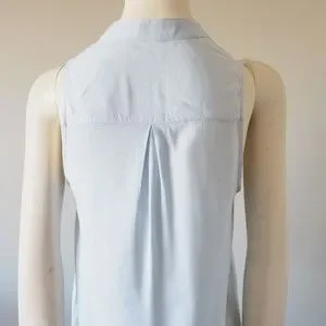 Talula | Tops | Aritzia Talula Sleeveless Button Detail Shirt Blouse ...